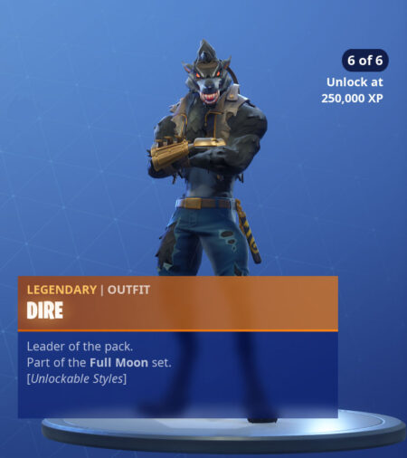 Fortnite Dire Skin - Character, PNG, Images - Pro Game Guides