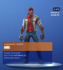 Fortnite Dire Skin - Character, PNG, Images - Pro Game Guides