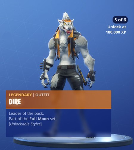 Fortnite Dire Skin - Character, PNG, Images - Pro Game Guides