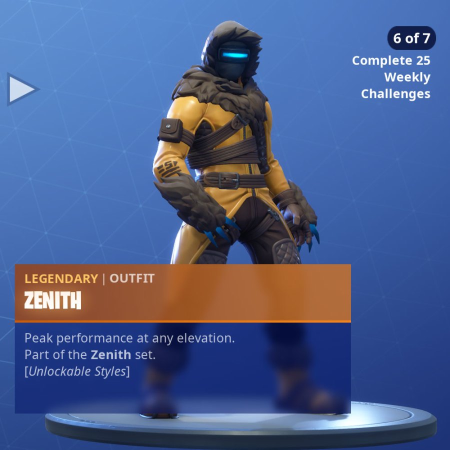 Fortnite Zenith Skin - Character, PNG, Images - Pro Game Guides