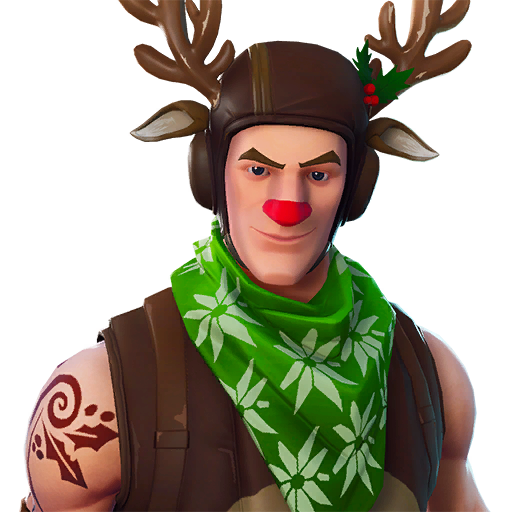 Fortnite Red-Nosed Ranger Skin - Character, PNG, Images - Pro Game Guides