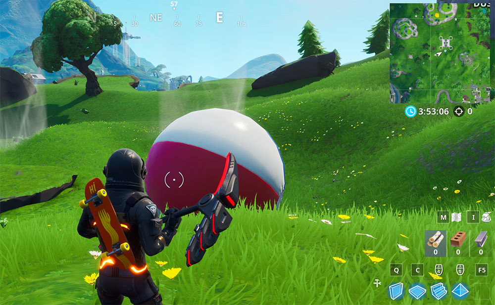 Ubicaciones de la pelota de playa Fortnite Giant (14 días de verano ...
