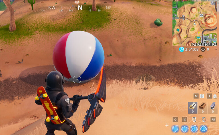 Ubicaciones de la pelota de playa Fortnite Giant (14 días de verano ...