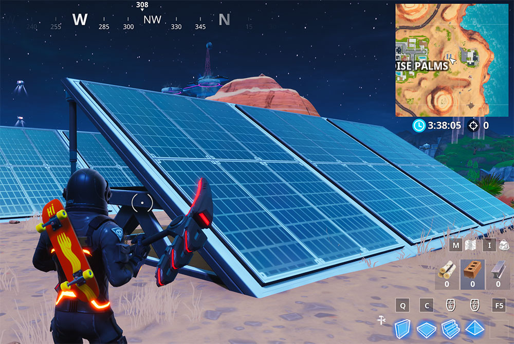 Fortnite Solar Array Locations: Snow, Desert, Jungle - Season 9 Week 9 ...