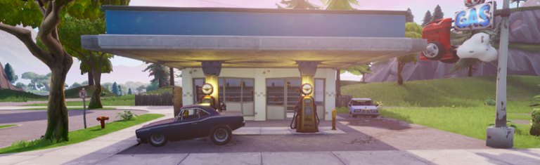 Fortnite Season 10 (X) Gas Station Locations (Spray & Pray) | Pro Game ...