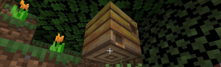 Minecraft: How-to Make a Beehive - Honeycomb, Honey Bottles | Pro Game ...