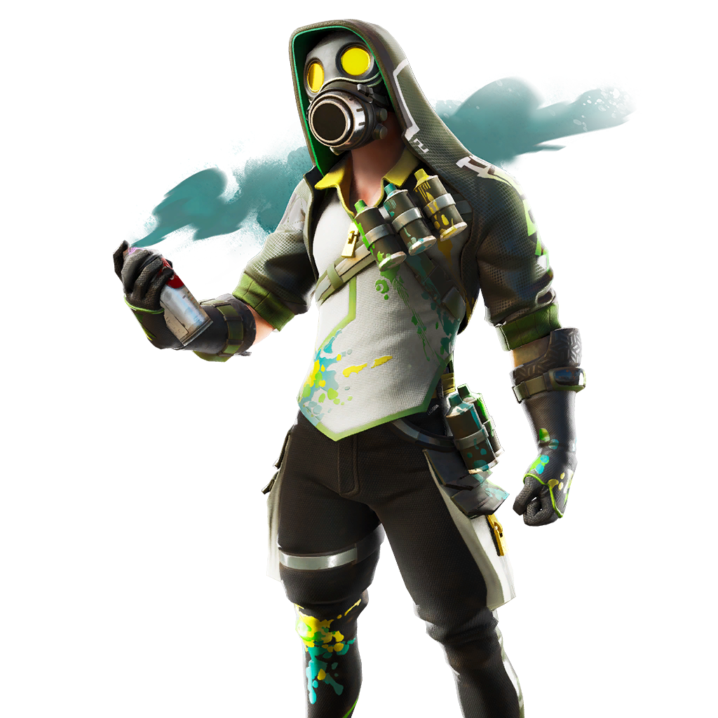 Fortnite Toxic Tagger Skin - Character, PNG, Images - Pro Game Guides