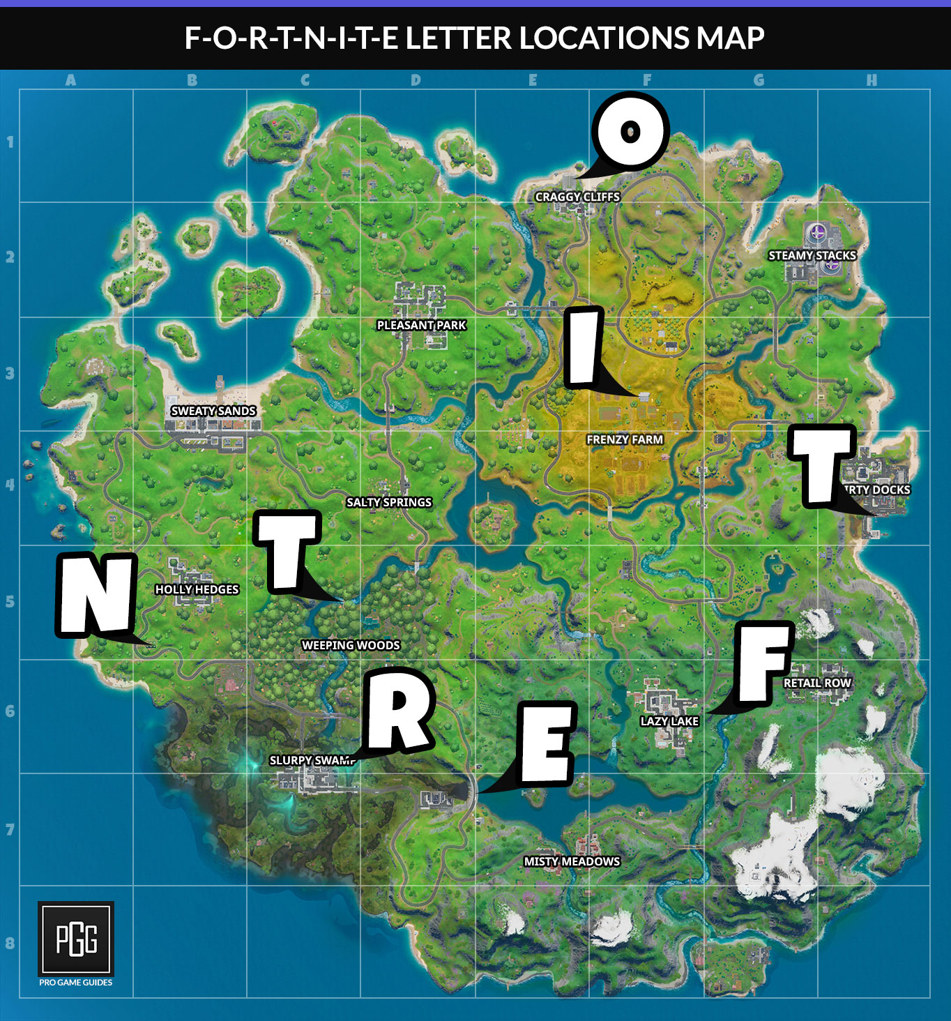 Guía de Localización de Cartas Fortnite (Capítulo 2 - Temporada 1 ...