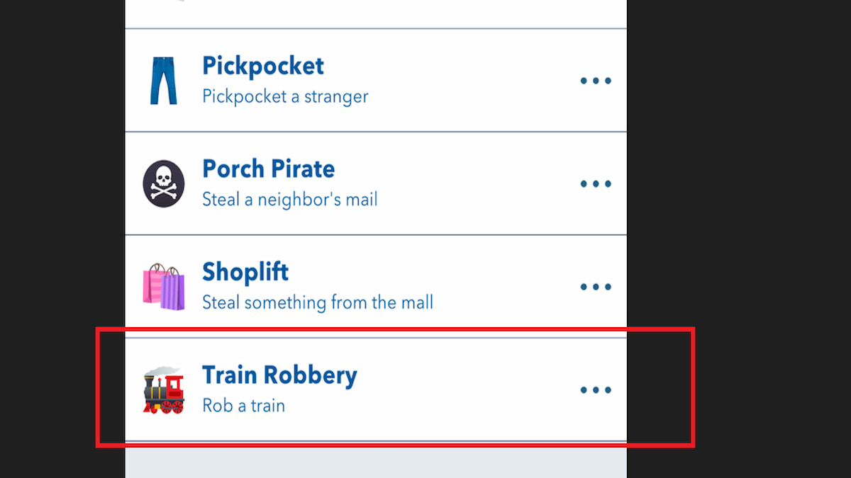 How to rob a train in BitLife - Train Robbery Times
