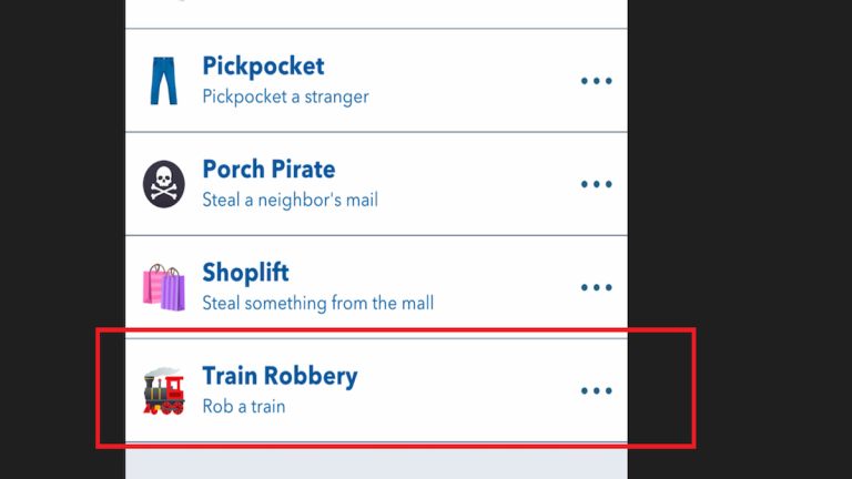 How to rob a train in BitLife - Train Robbery Times
