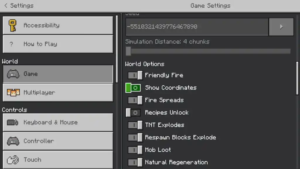 How to show coordinates in Minecraft Java and Bedrock - Pro Game Guides