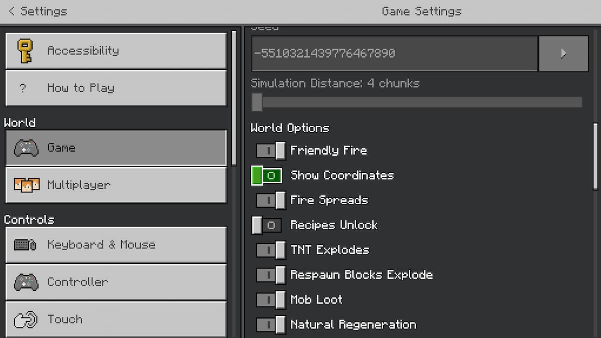 How To Show Coordinates In Minecraft Java And Bedrock Pro Game Guides