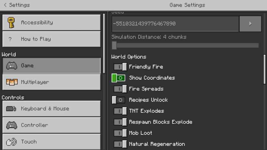 How to show coordinates in Minecraft Java and Bedrock - Pro Game Guides