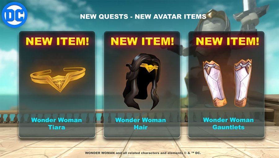 New quests and items available in Roblox's Wonder Woman game! | Pro ...
