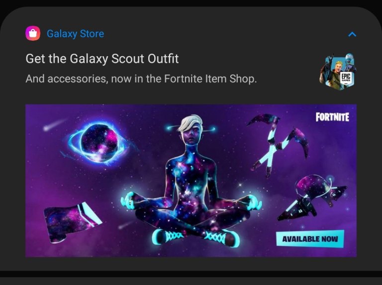 Galaxy Scout to be released into the item shop tonight (July 31st, 2020 ...