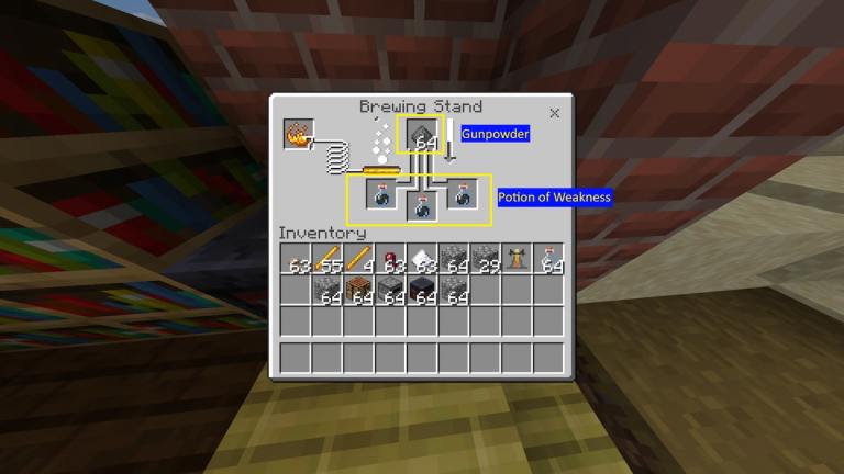 How to make a Splash Potion of Weakness in Minecraft - Pro Game Guides