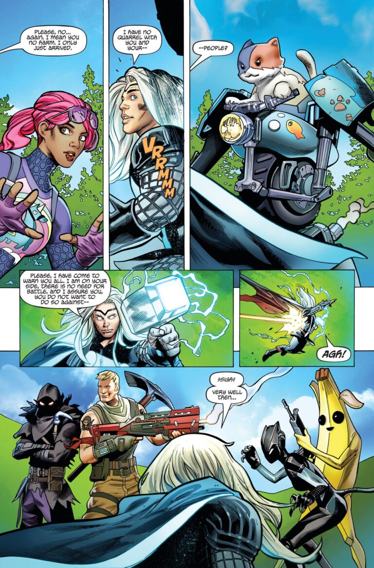 All Fortnite Comic Book Pages - Galactus & Thor - Pro Game Guides
