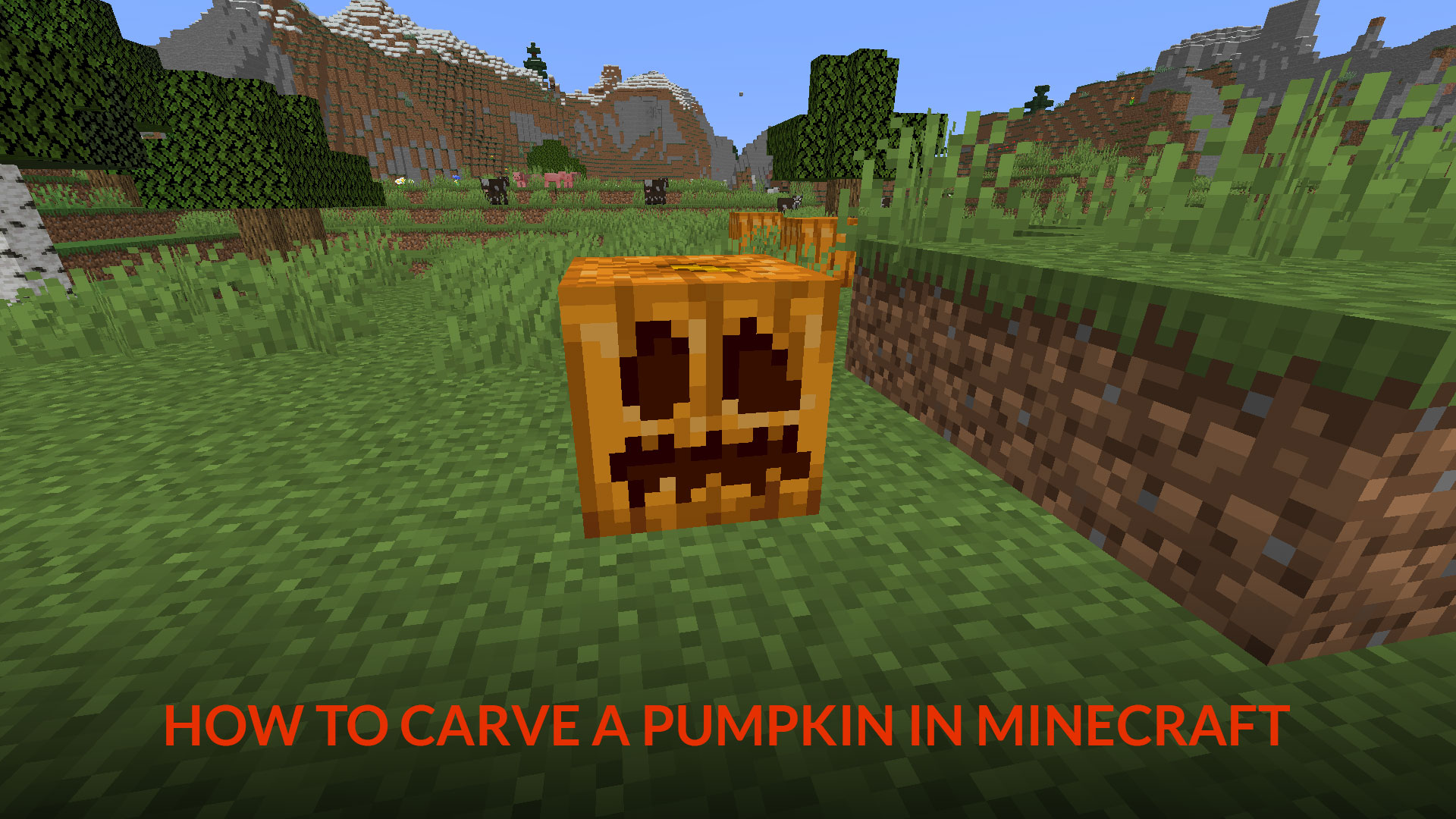 How to carve a pumpkin in Minecraft | Pro Game Guides