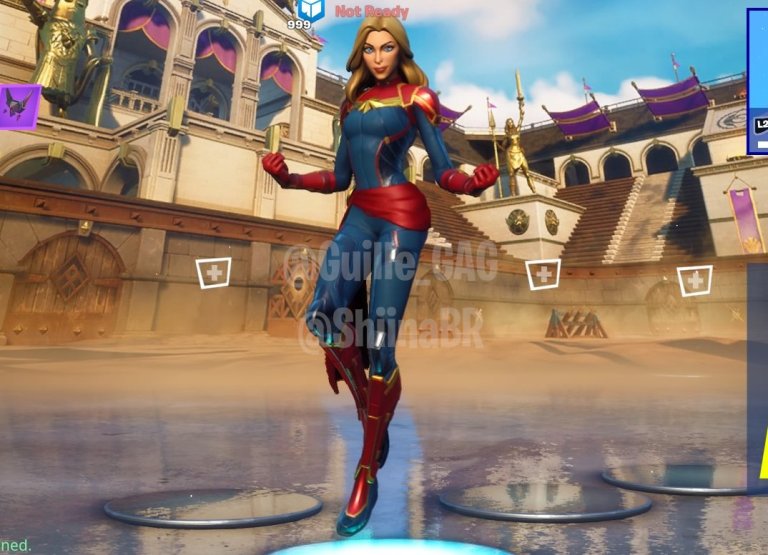 Fortnite Captain Marvel Skin - Character, PNG, Images - Pro Game Guides
