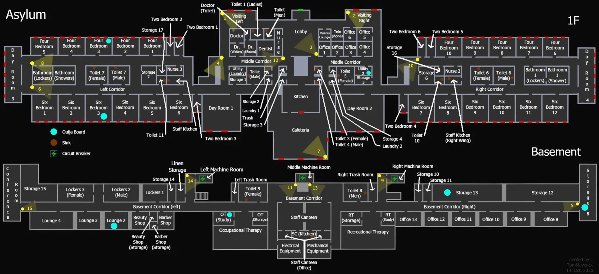 Phasmophobia: Asylum Map | Pro Game Guides