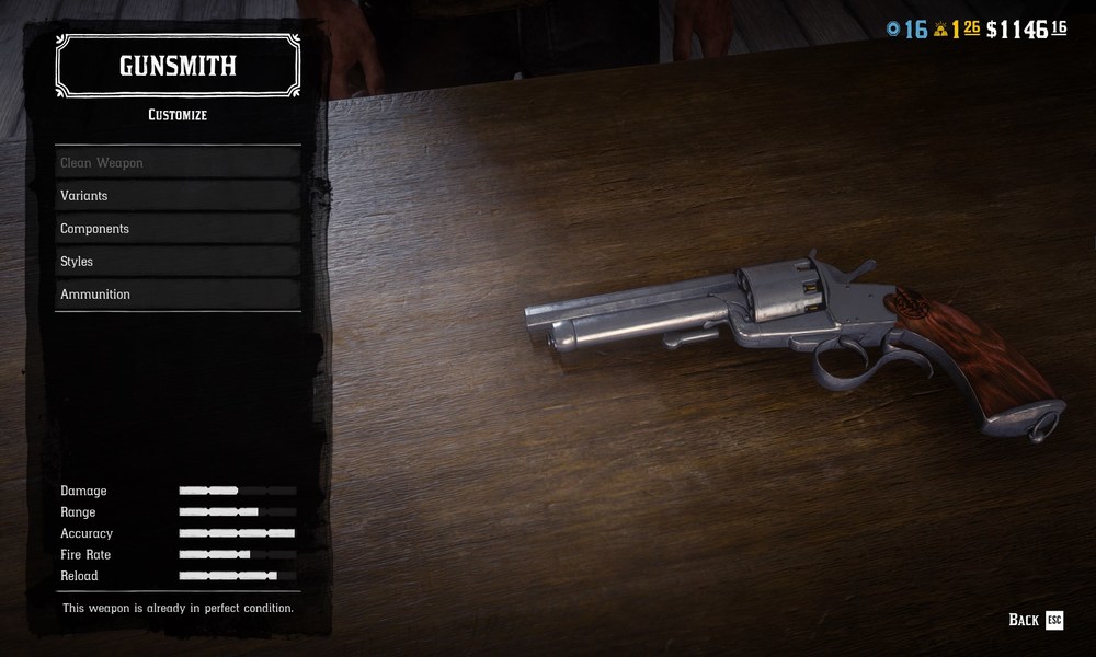 Les meilleures armes dans Red Dead Online - Tseret