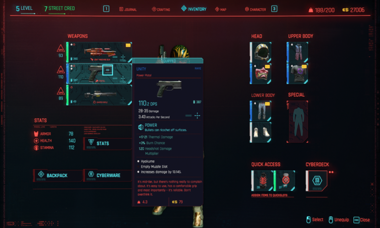 How to equip weapon attachments in Cyberpunk 2077 - Pro Game Guides
