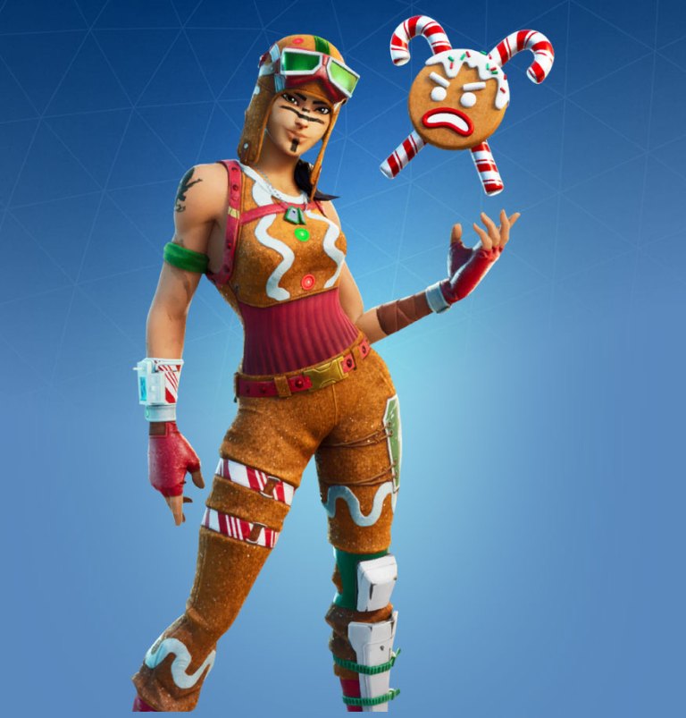 Fortnite Gingerbread Raider Skin - Character, PNG, Images - Pro Game Guides