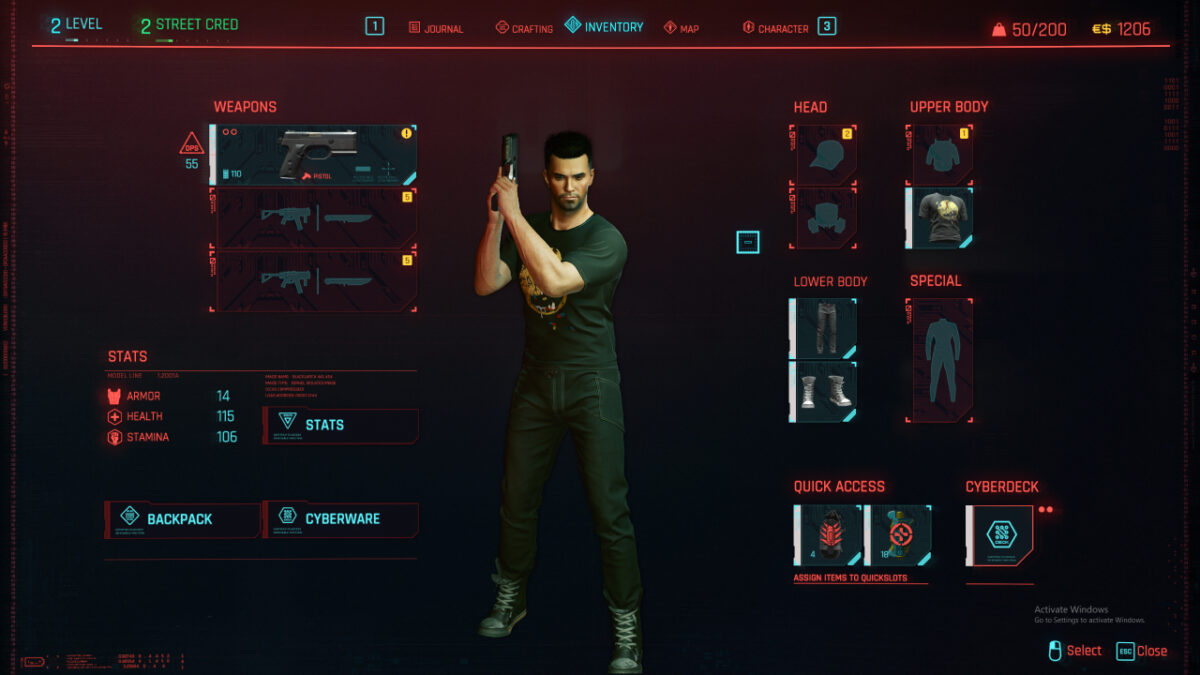 How to open inventory in Cyberpunk 2077 | Pro Game Guides