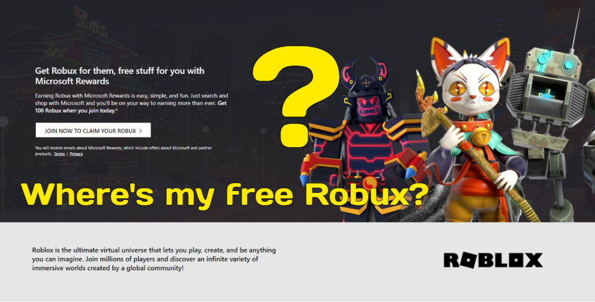 Microsoft Rewards: Why can't I get free 100 Robux? | Pro Game Guides