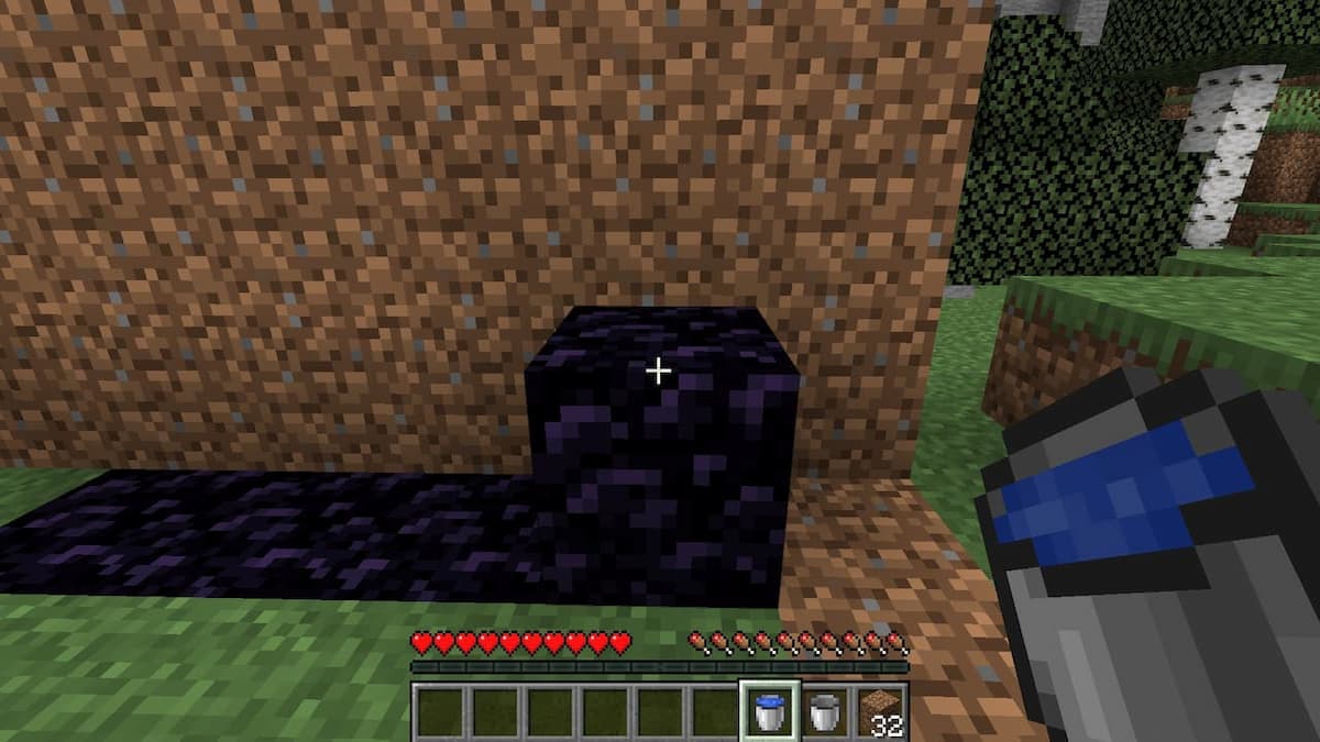 How to Make a Nether Portal with Lava and Water in Minecraft | Pro Game ...