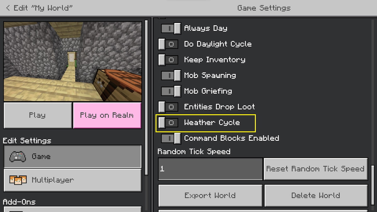 How to change the weather in Minecraft | Pro Game Guides