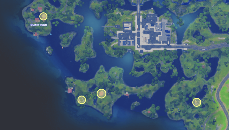 Where to Visit Houses in Slurpy Swamp in One Match | Fortnite Chapter 2 ...