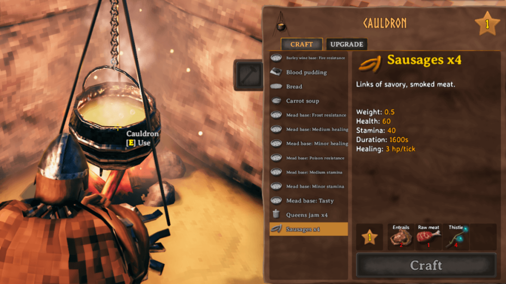 How to make sausages in Valheim | Pro Game Guides