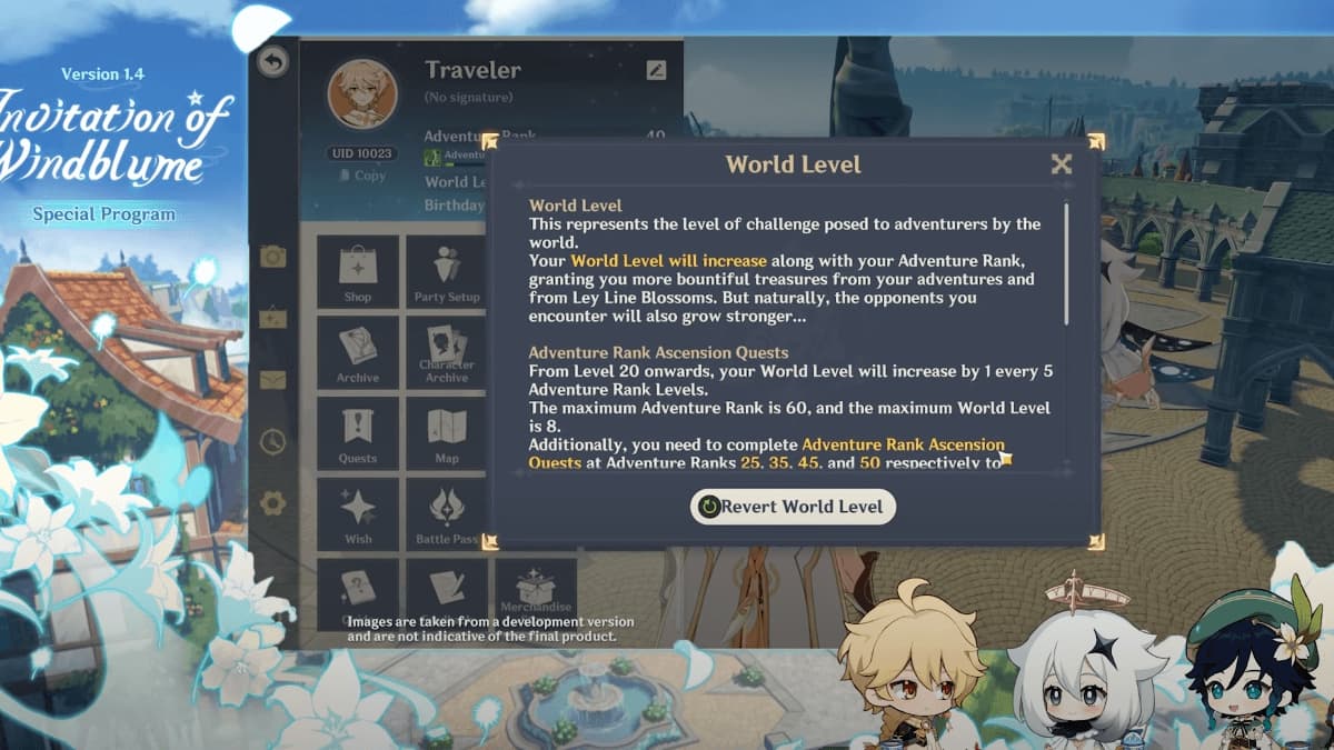 How to change World Level in Genshin Impact | Pro Game Guides