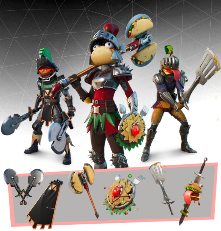 Fortnite Knights of the Food Court Bundle - Pro Game Guides