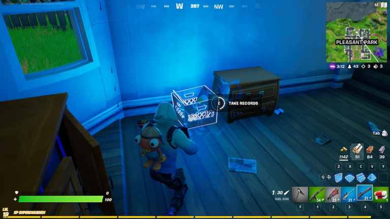 Where to collect records from Pleasant Park or Craggy Cliffs in ...