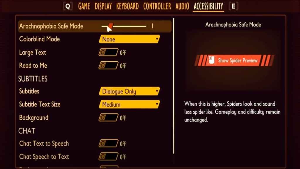 How to turn on Arachnophobia Mode in Grounded? | Pro Game Guides