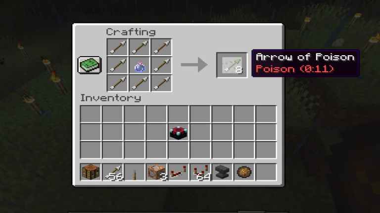 Minecraft: How to make Poison Arrows in Minecraft? - Pro Game Guides