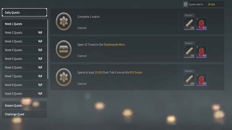 How do quests work in Naraka: Bladepoint | Pro Game Guides