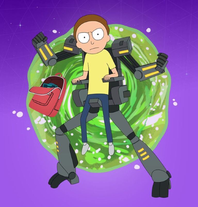Fortnite Mecha Morty Skin - Character, PNG, Images - Pro Game Guides