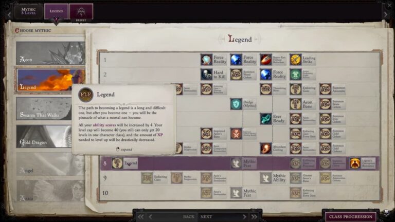 How To Unlock Legend Mythic Path In Pathfinder Wrath Of The Righteous Pro Game Guides