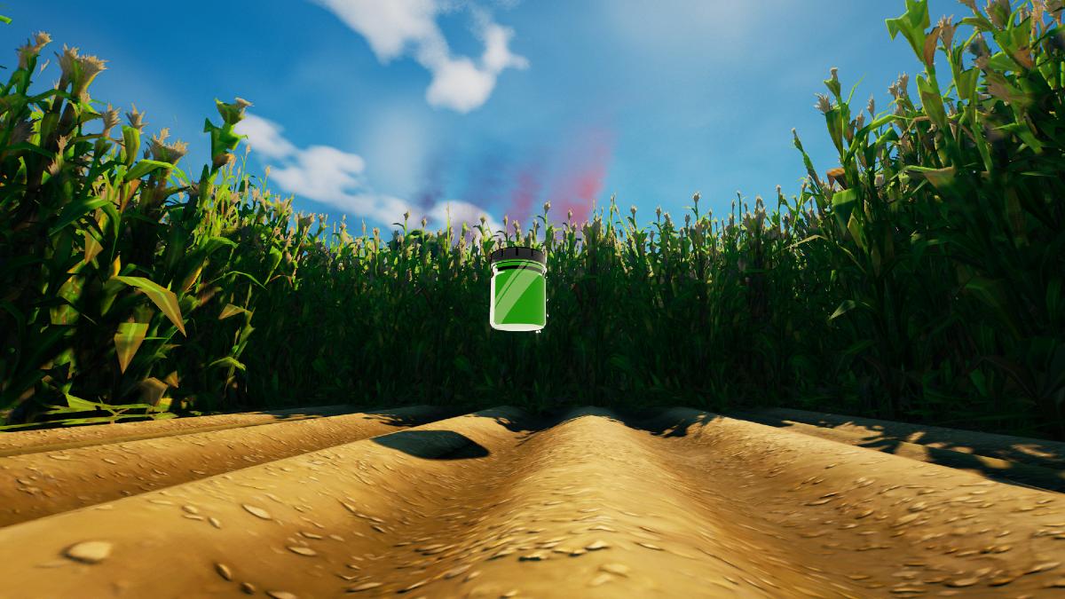 Where to Find Bottles of Codename G.R.N. at Corny Crops in Fortnite ...