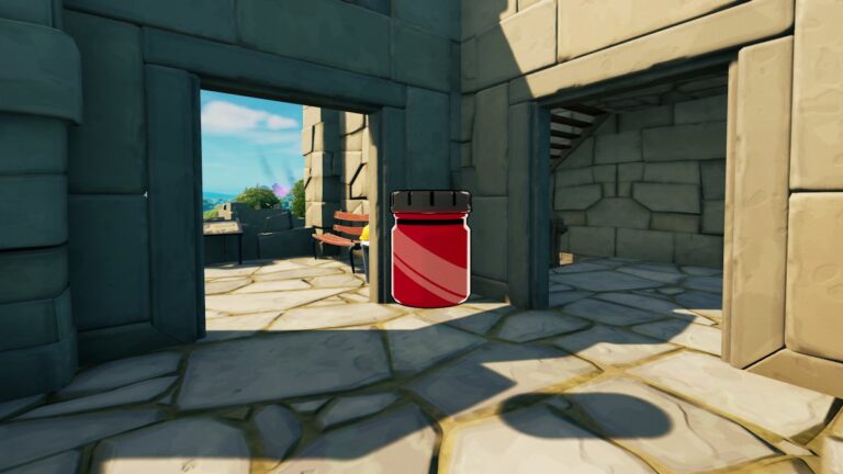 Where to Find Bottles of Knightly Crimson at Fort Crumpet in Fortnite ...