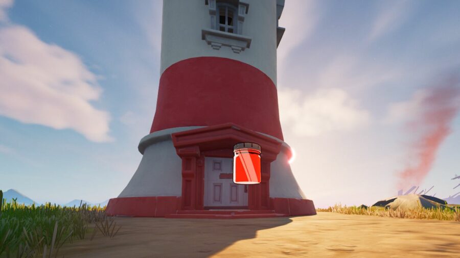 Where to Find Bottles of Ruby Red at Lockie's Lighthouse in Fortnite ...