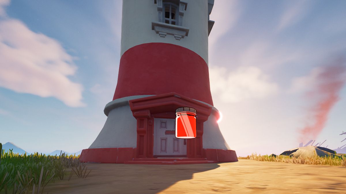 Where to Find Bottles of Ruby Red at Lockie's Lighthouse in Fortnite ...
