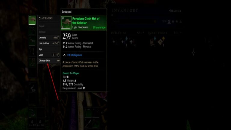 How to equip skins in New World - Pro Game Guides