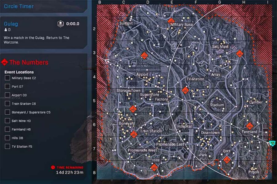 The Numbers Event locations and how to activate in Call of Duty ...