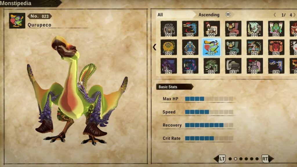 All Monsties in Monster Hunter Stories 2: Wings of Ruin - Pro Game Guides