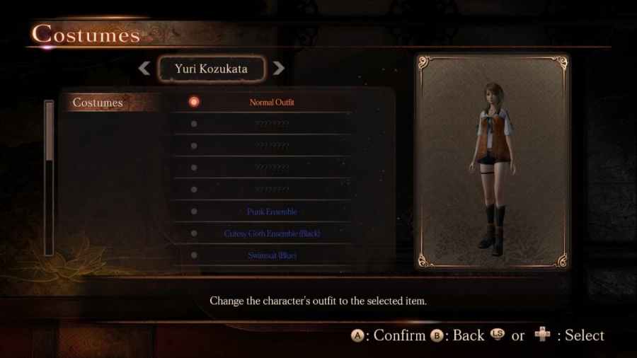 How to change outfits in Fatal Frame: Maiden of Black Water | Pro Game ...