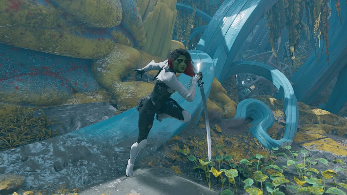 How to get Gamora's MCU Movie Outfit in Guardians of the Galaxy | Pro ...